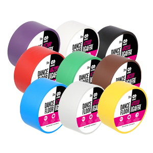 AT0208 Coloured PVC Dance Floor Tape Advance Gaffa® - Advance Tapes